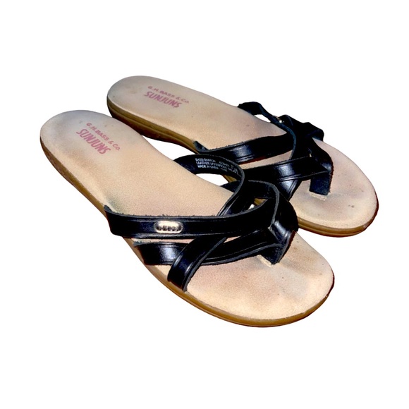 G.H. Bass & Co. | Shoes | Gh Bass Co Sharon Sunjun Sandals Sz W 75 ...